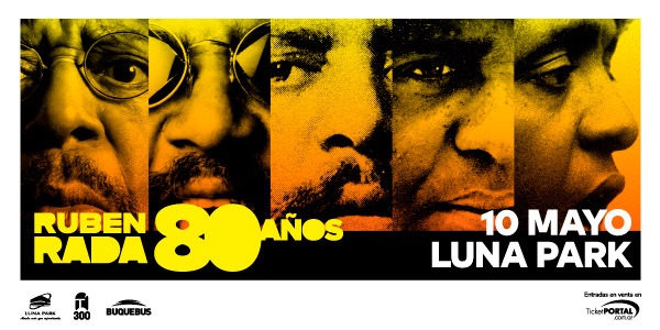 RUBEN RADA TOCA EN MAYO EN EL LUNA PARK | QUE HACER EN BA